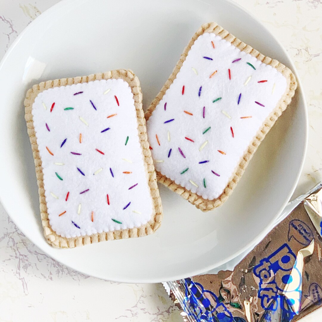 Rainbow Pop Pastries Felt Food Breakfast Play Food, Toddler, Preschool ...