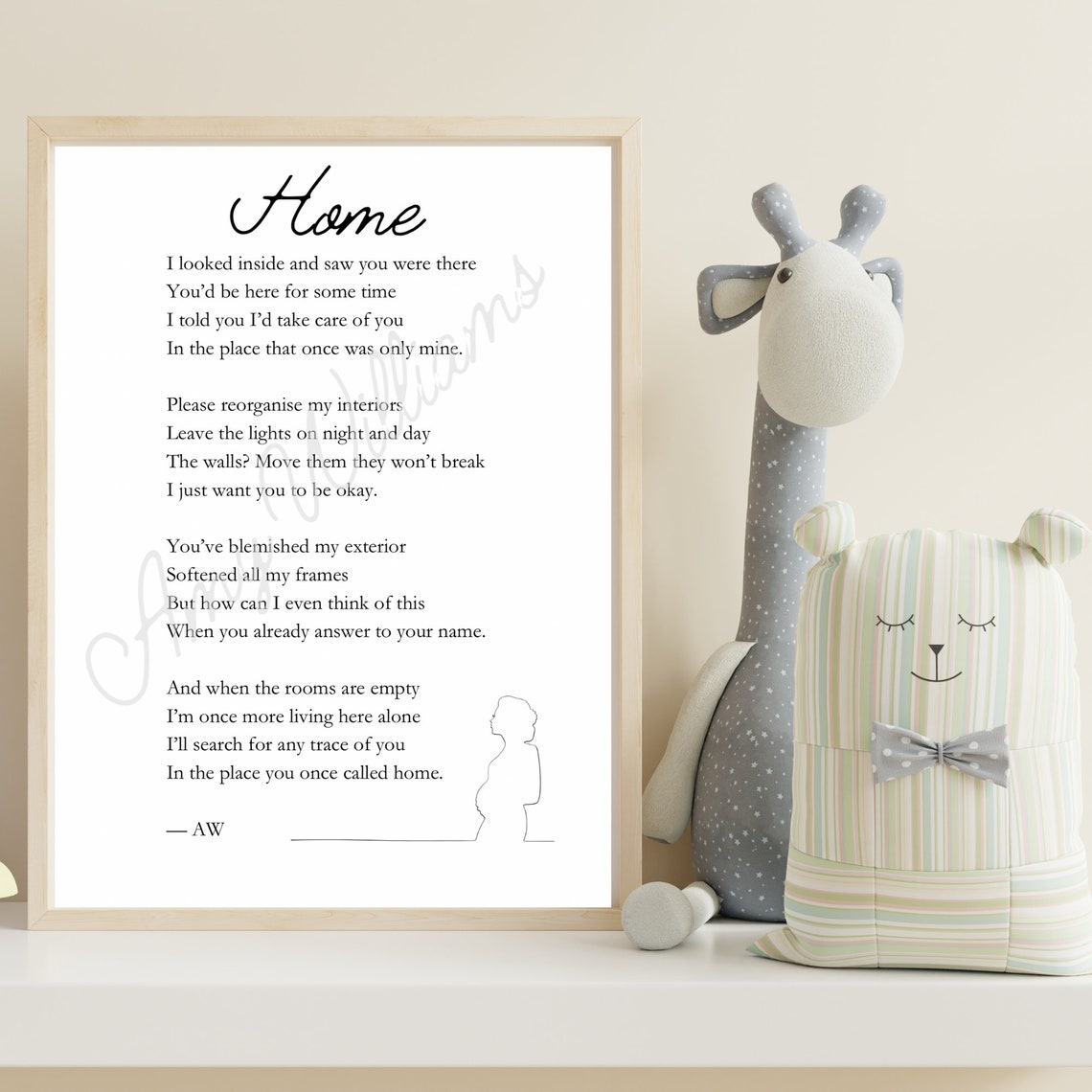 Pregnancy Poem Poem for New Mother Poem for Expecting Parent HOME - Etsy