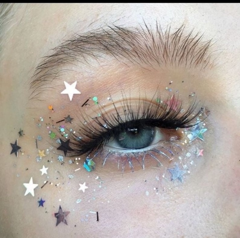 1 Set of 12 Colors Galaxy Theme Makeup Glitters Popular Sequins Gel ...