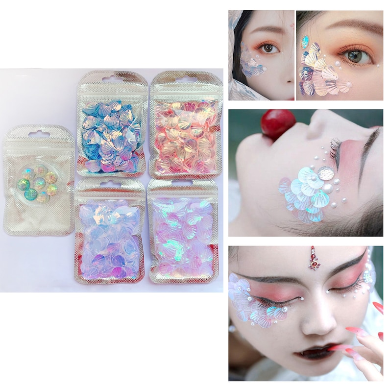 1 Set of Mermaid Scales - Mermaid Cosplay - Blue Mermaid Scale - Ocean ...