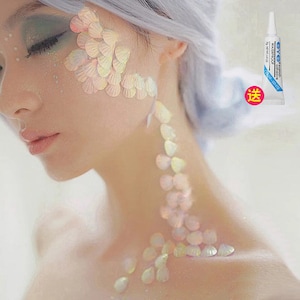 1 Set of Mermaid Scales - Mermaid Cosplay - Blue Mermaid Scale - Ocean ...