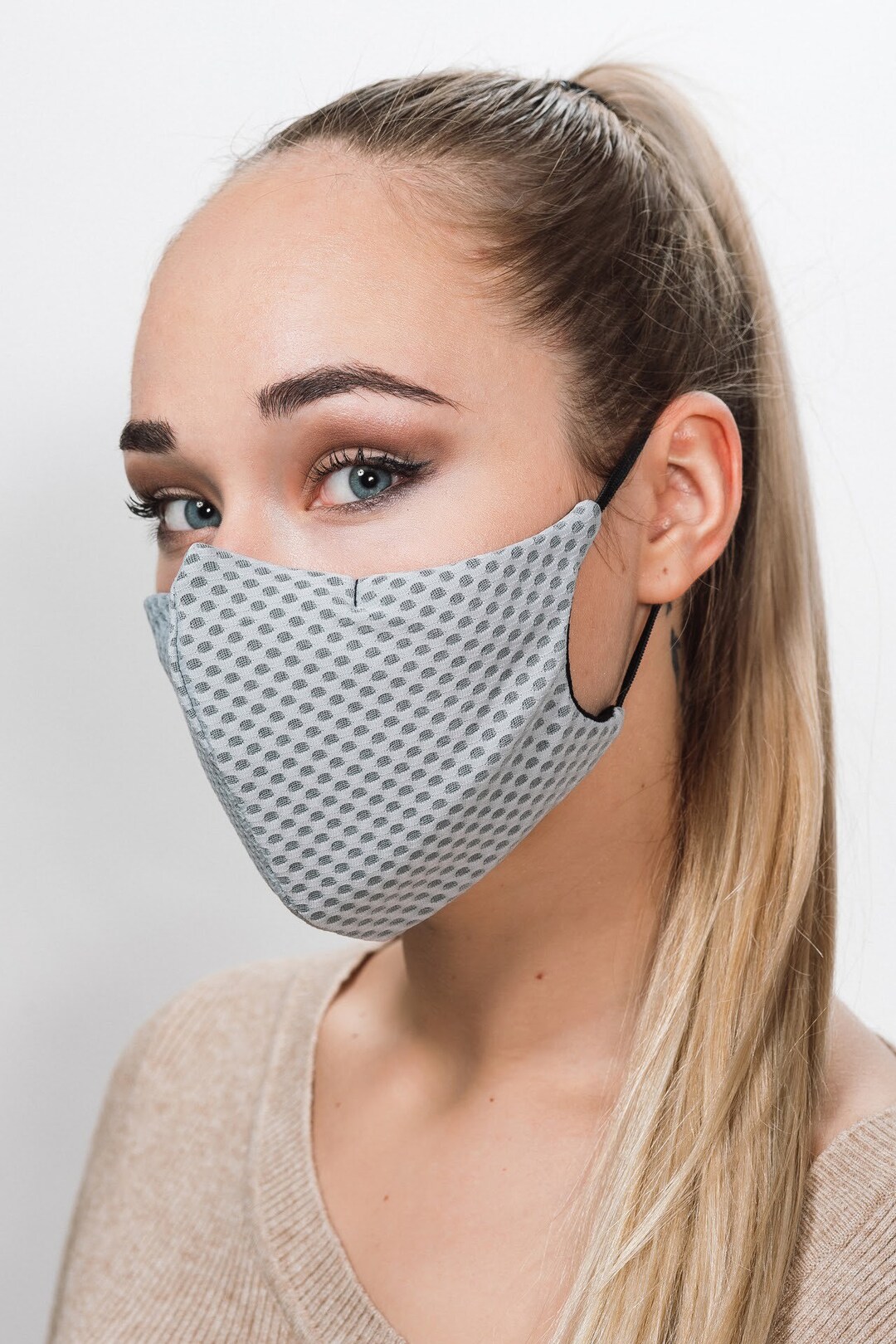 Face Mask Washable With Filter Pocket & Nose Wire Triple - Etsy