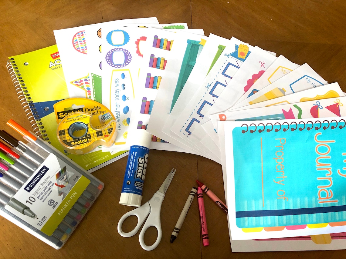 Printable Journal Starter Kit for Kids Journaling Kit to - Etsy
