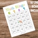 Math Bingo - 6, 7, 8, and 9 Multiplication Learning Game Printable ...
