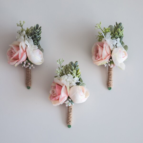 Rustic Buttonholes - Etsy UK