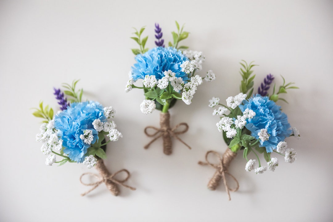 Carnation Buttonhole, Boutonniere, Artificial Buttonhole, Artificial ...