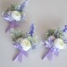Lavender Boutonniere for Men, Lavender Buttonhole, Artificial ...