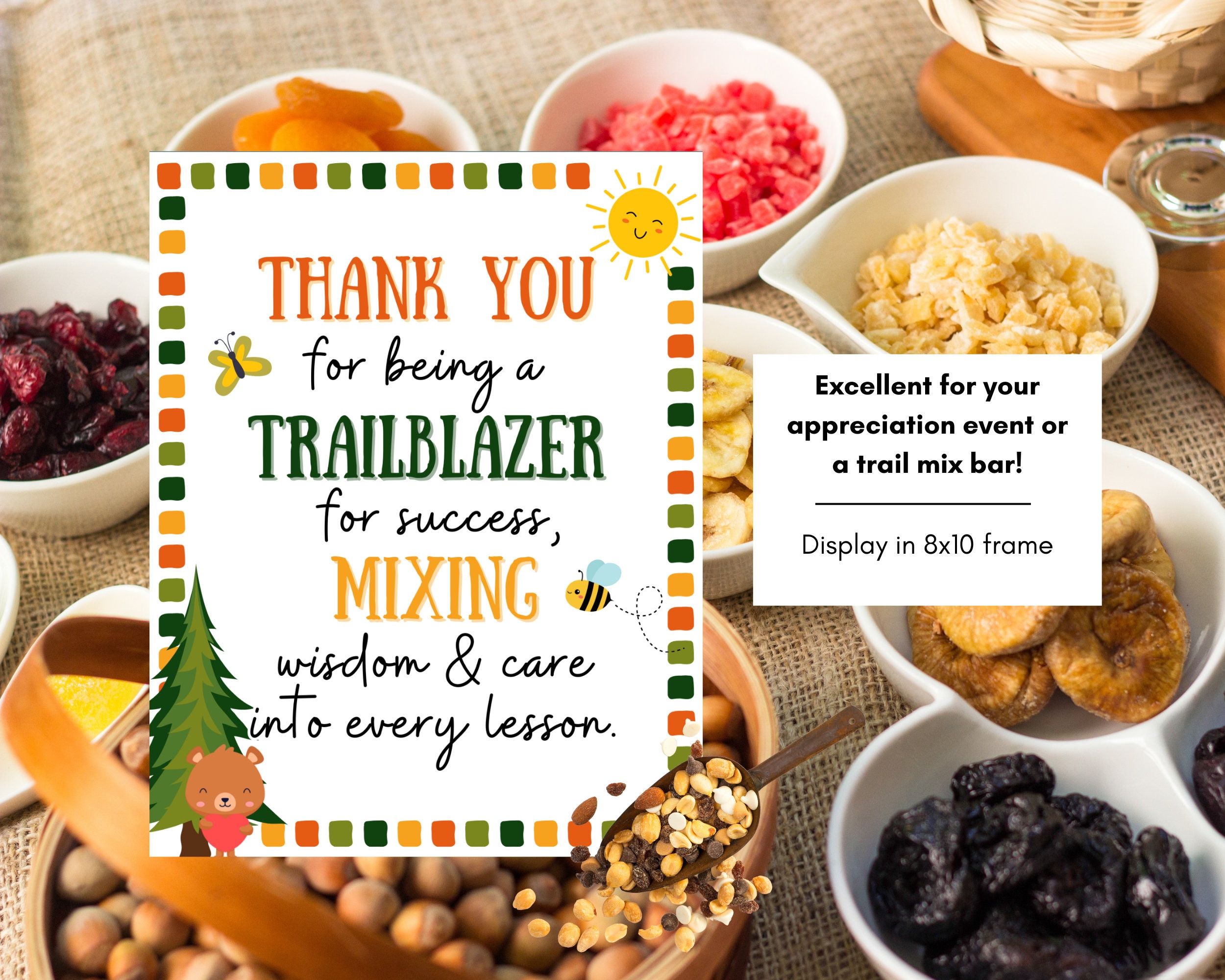 Teacher Appreciation Trail Mix, Teacher Appreciation Sign Cookies ...