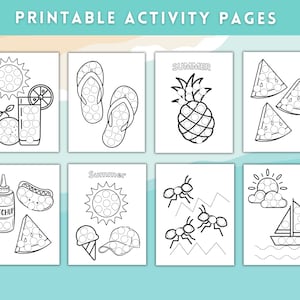 Summer Dot Marker Activities, Dot Marker Coloring Sheets, Dot Marker ...