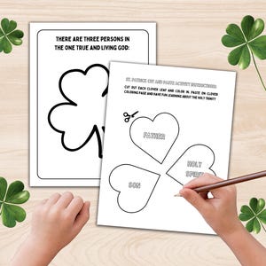 Christian St Patricks Day Sunday School Craft, Bible Verse Coloring ...