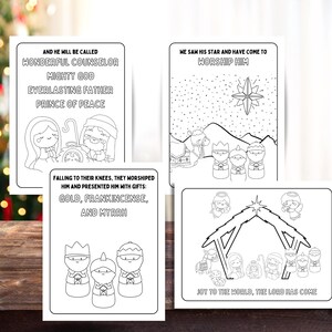 Nativity Coloring Pages, Christmas Story Sunday School and Kids Church ...