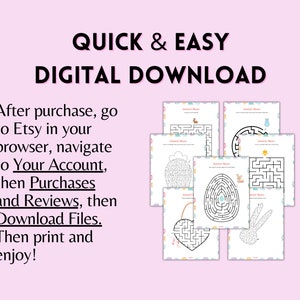 Easter Mazes, Easter Games Printable, Kids Activities, Easter Games for ...