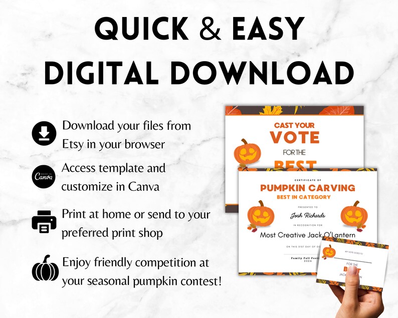 Fall Festival Pumpkin Carving Contest Awards, Pumpkin Carving Voting ...