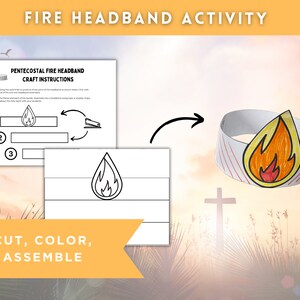 Pentecost Christian Preschool Activities, Pentecost Craft for Kids ...