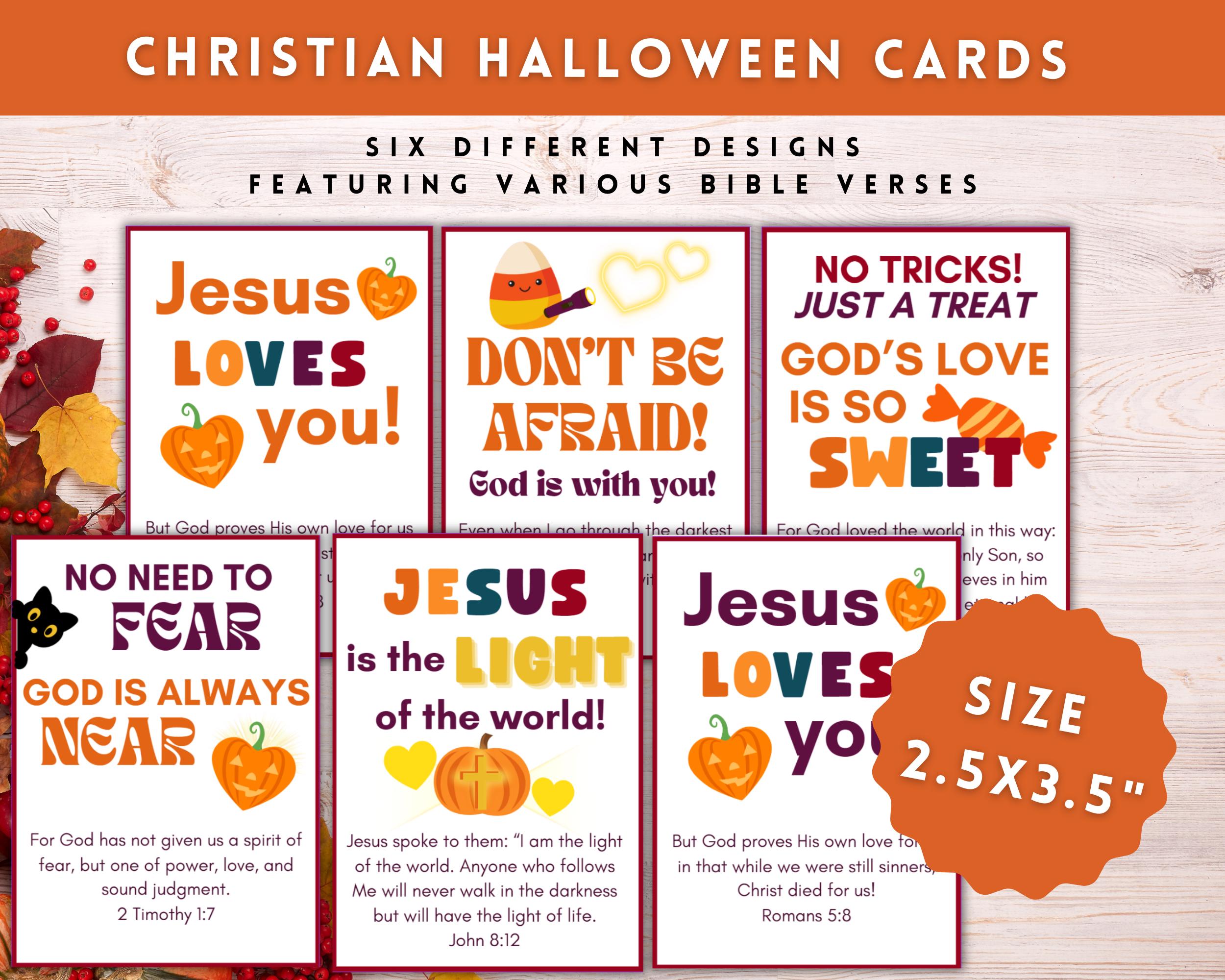 Christian Halloween Gospel Tracts, Variety of Bible Verse Tracts ...