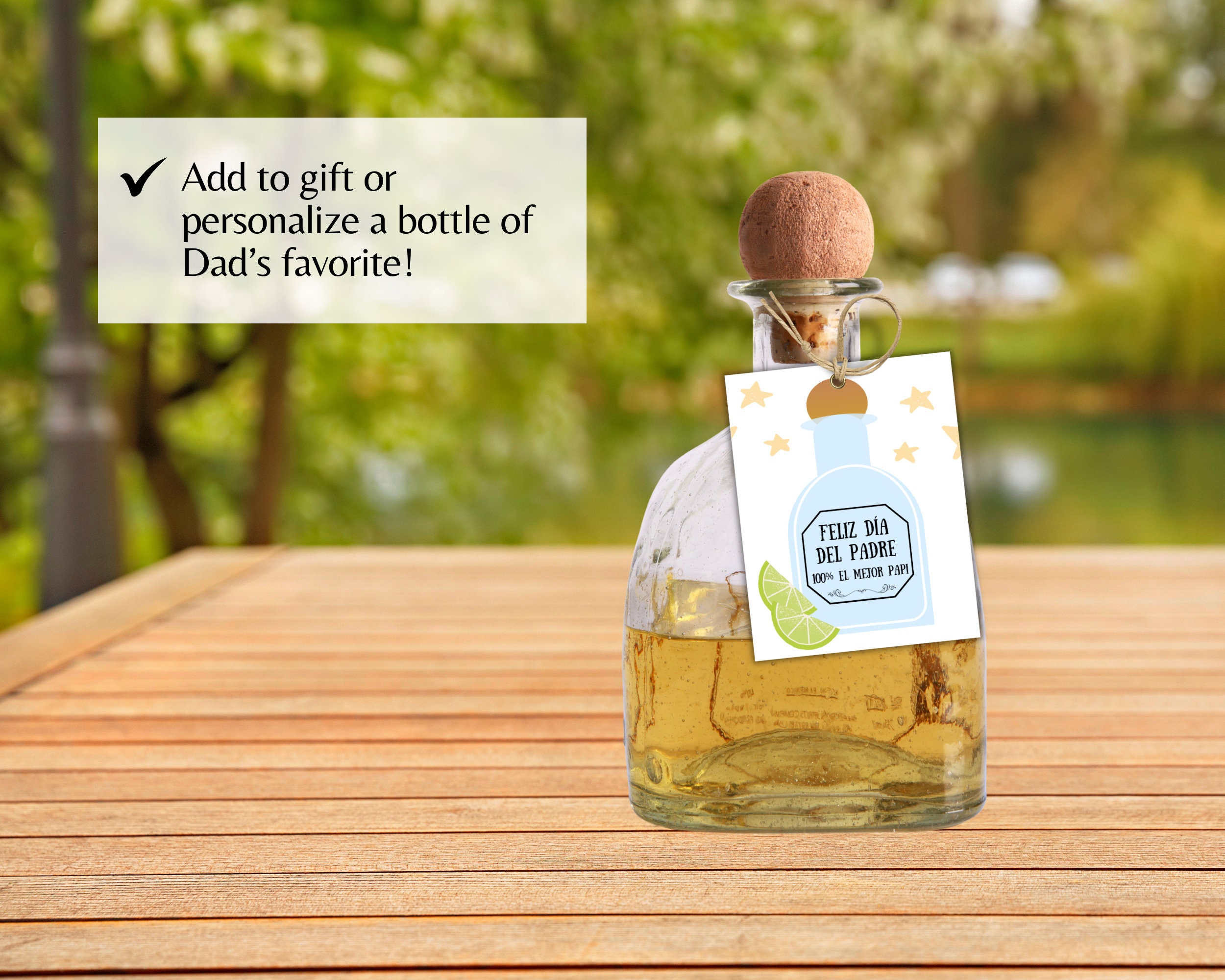 Father's Day Gift Tag Spanish, Feliz Dia Del Padre Printable Tag ...