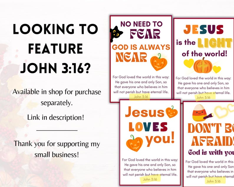 Christian Halloween Gospel Tracts, Variety of Bible Verse Tracts ...