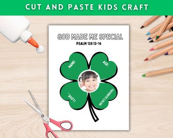 Christian St Patricks Day Sunday School Craft, Bible Verse Coloring ...