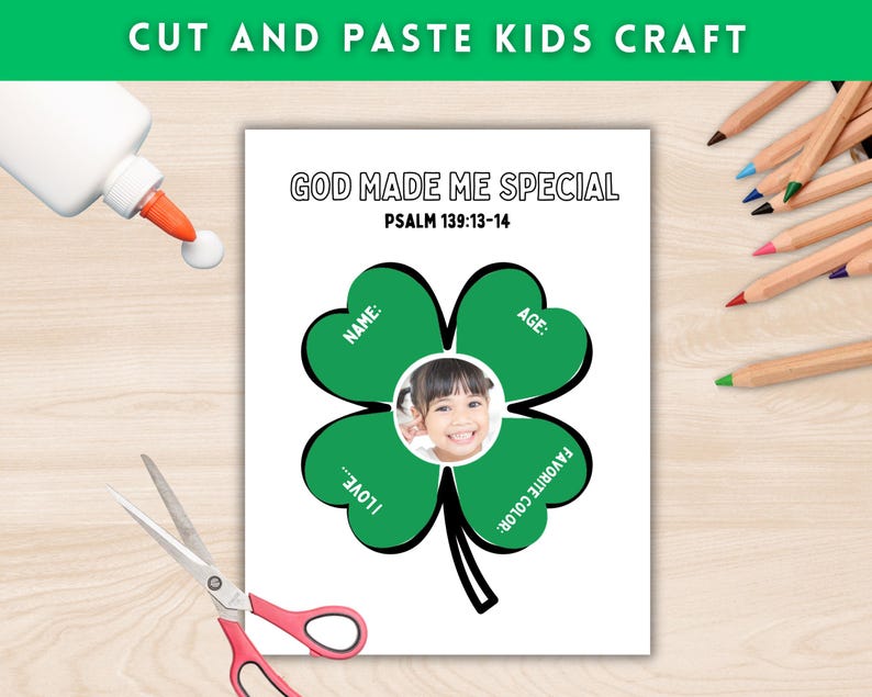 St Patricks Day Sunday School Craft, Bible Verse Coloring Sheets ...
