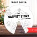 Nativity Story Wheel, Christmas Spinner Wheel, Christmas Coloring With ...
