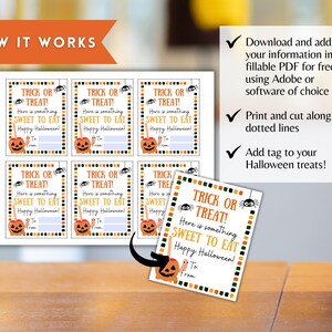 Halloween Caramel Apple Tag, Halloween Gift Tags, Teacher Appreciation ...