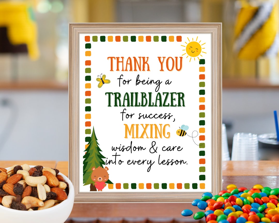 Teacher Appreciation Trail Mix, Teacher Appreciation Sign Cookies ...