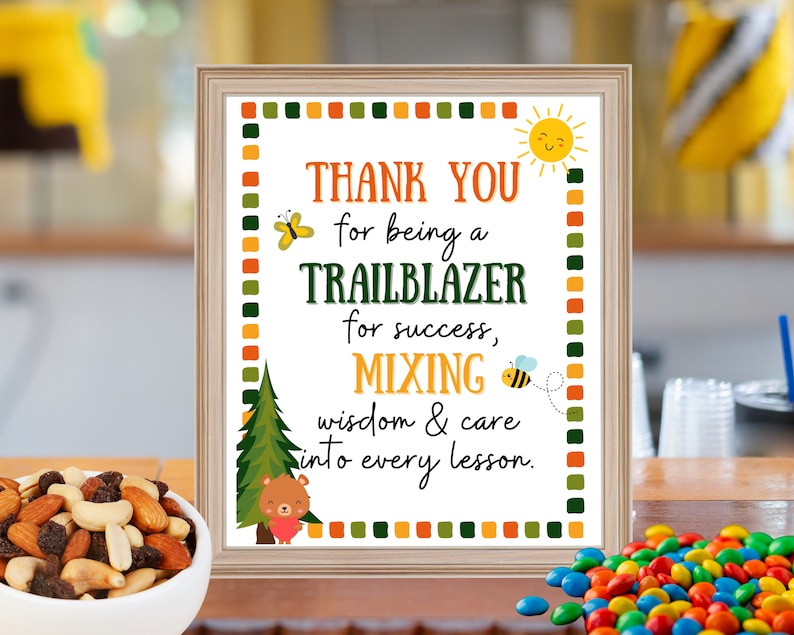 Teacher Appreciation Trail Mix, Teacher Appreciation Sign Cookies ...
