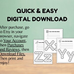 Dot Marker Alphabet, Dot Marker Activities, Dot Marker Coloring Sheets ...