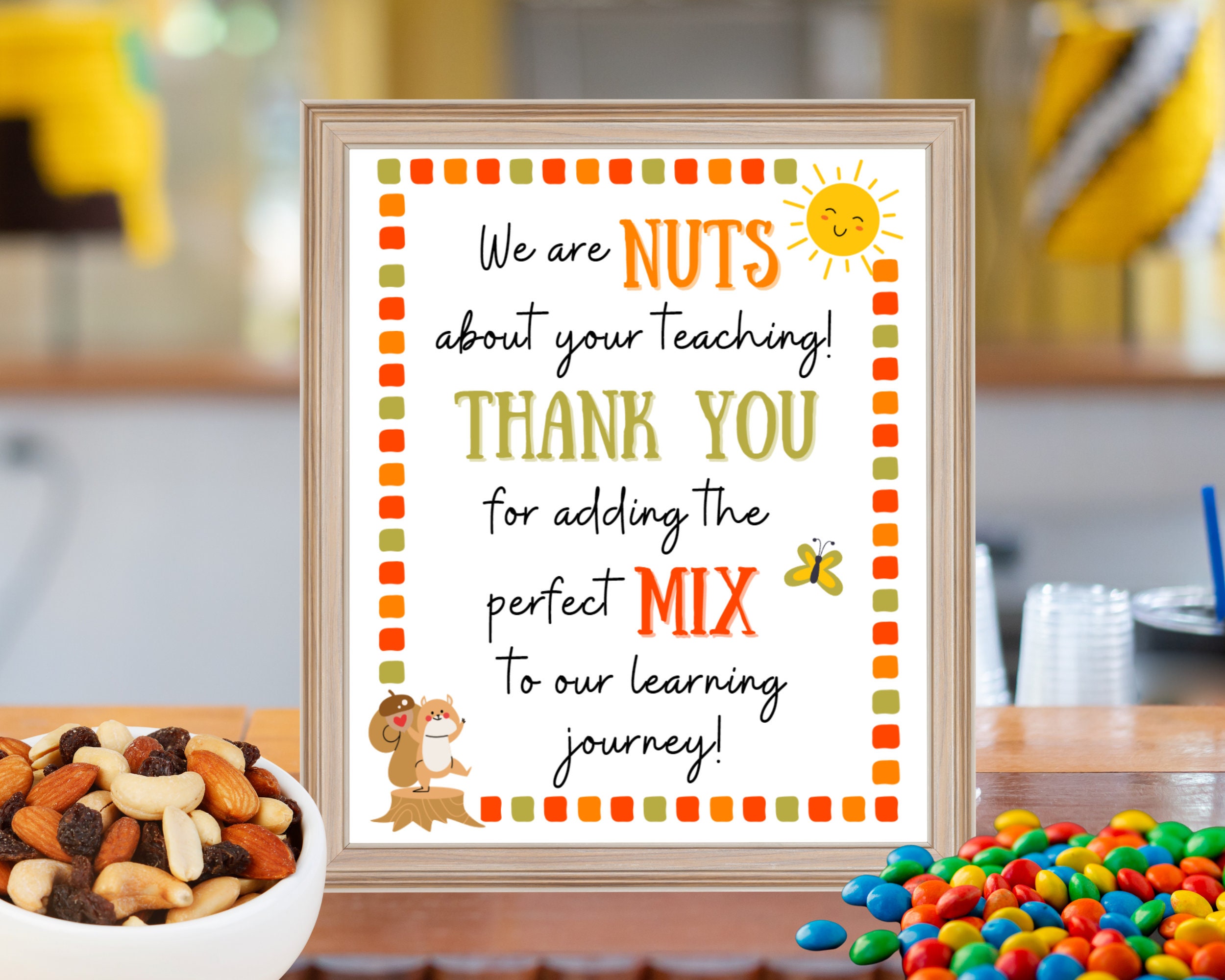 Teacher Appreciation Trail Mix, Teacher Appreciation Sign Cookies ...