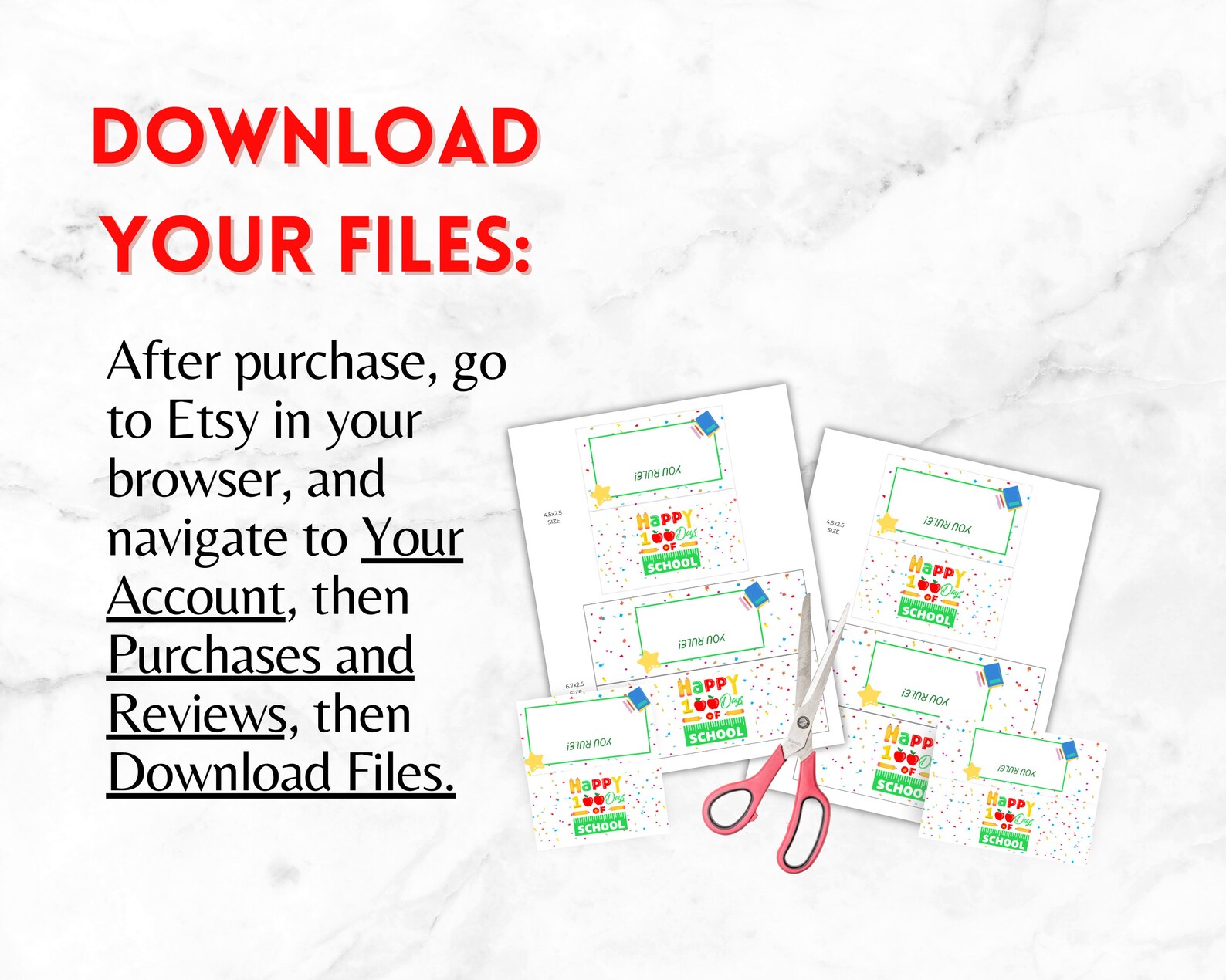 100th Day of School Cookie Bag Topper Printable, Treat Bag Topper, 100 ...