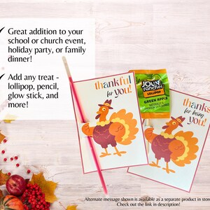 Editable Turkey Lollipop Holder, Thanksgiving Lollipop Holder ...