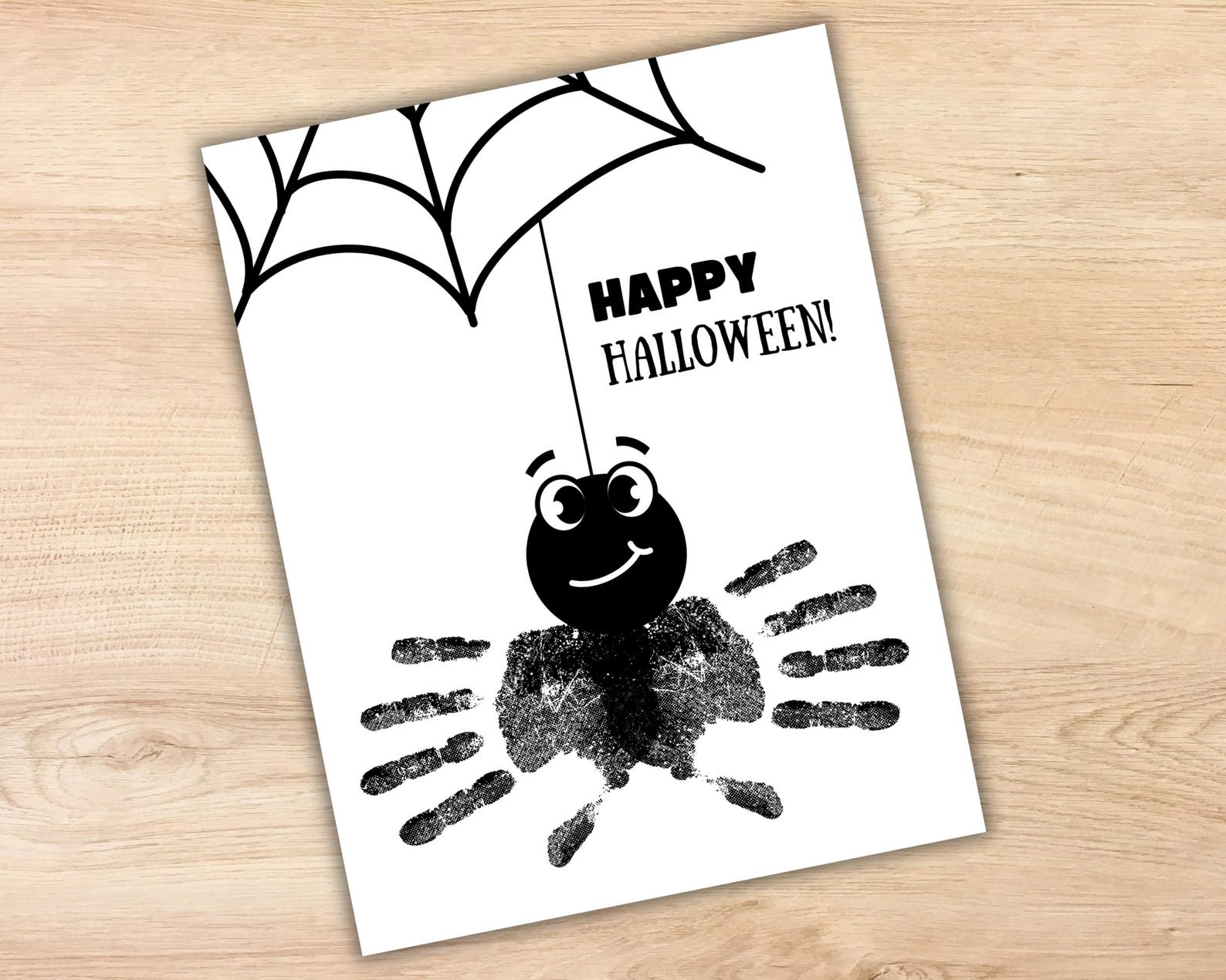 Halloween Handprint Craft, Fall Handprint Craft, Toddler Halloween ...