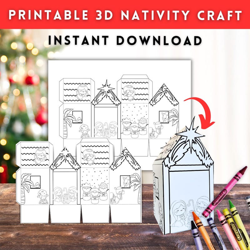 Nativity Paper - Etsy