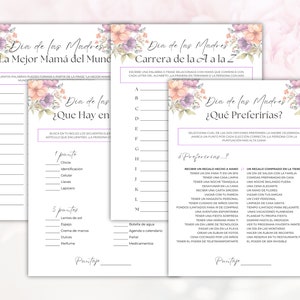 Dia De La Madre Games, Juegos Para Dia De Las Madres, Actividades En ...