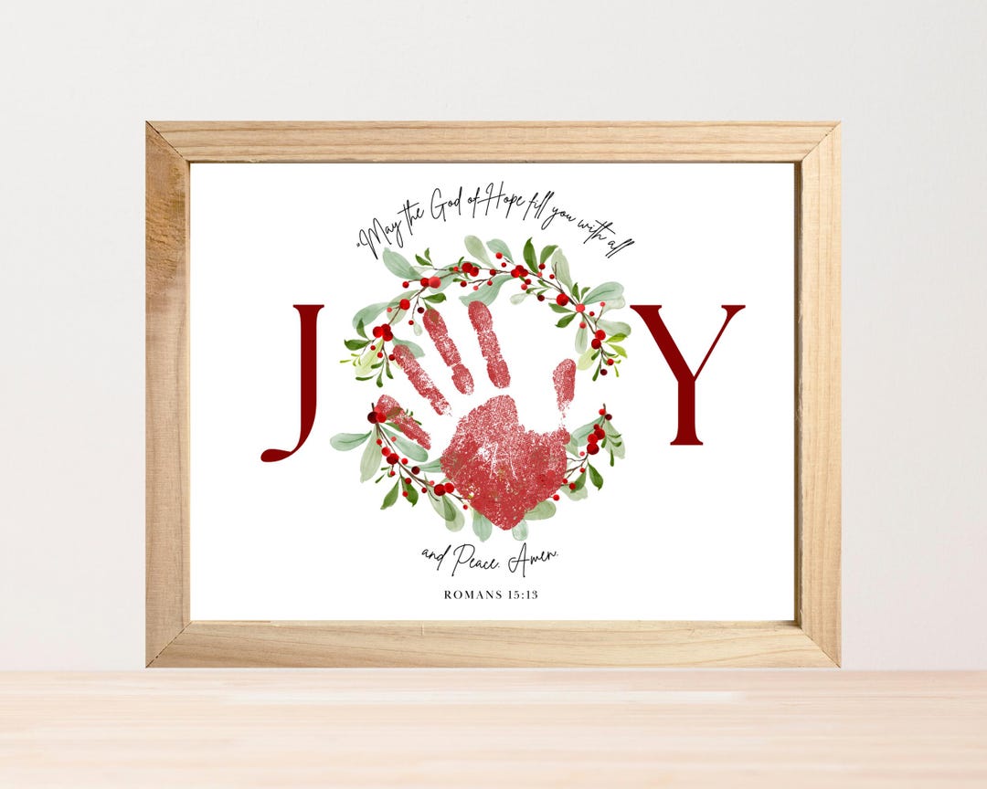 Printable Christmas Handprint Craft for Sunday School, Christian ...