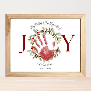 Printable Christmas Handprint Craft for Sunday School, Christian ...