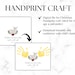 Printable Christmas Handprint Craft for Sunday School, Christian ...
