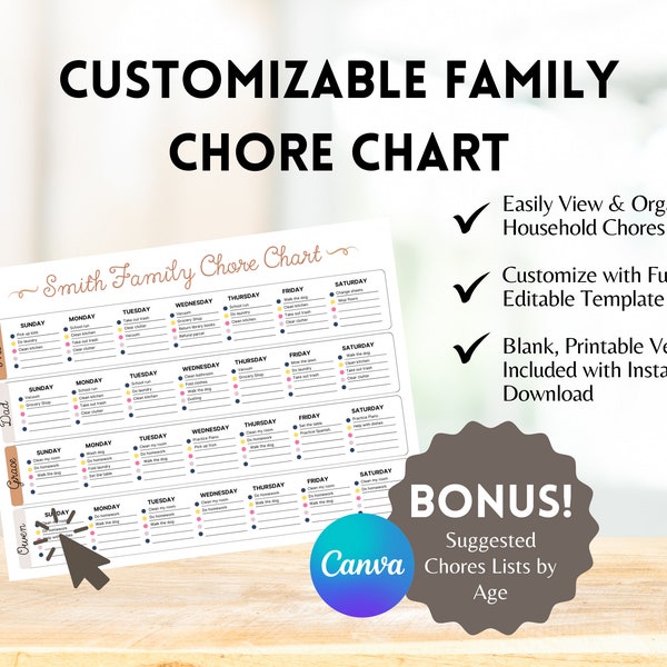 Family Organization - Etsy