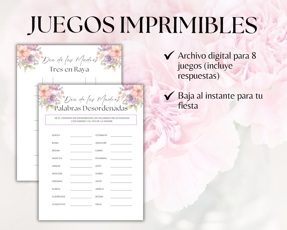 Dia De La Madre Games, Juegos Para Dia De Las Madres, Actividades En ...