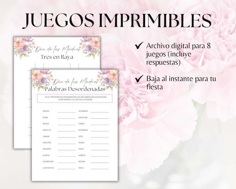 Dia De La Madre Games, Juegos Para Dia De Las Madres, Actividades En ...