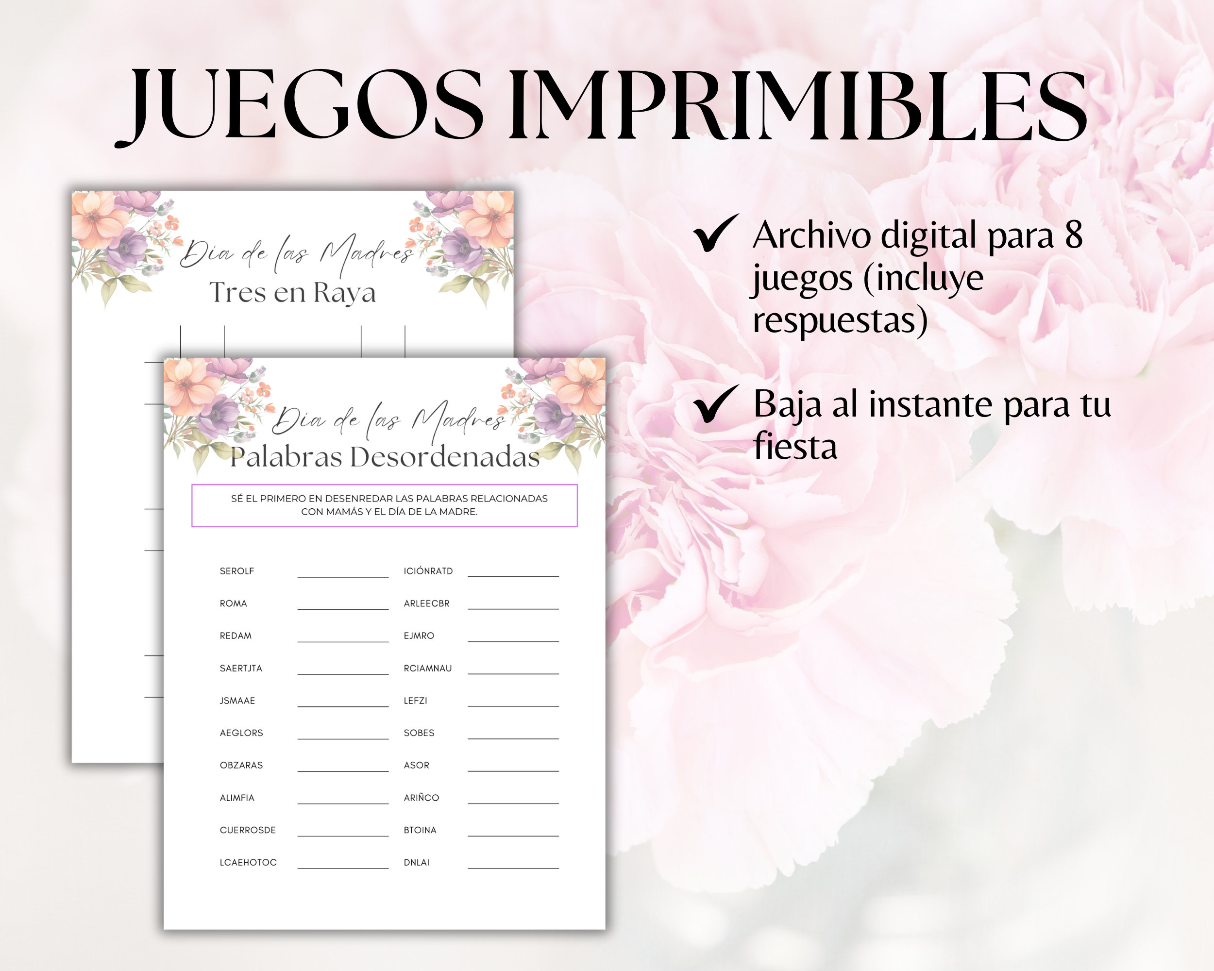 Dia De La Madre Games, Juegos Para Dia De Las Madres, Actividades En ...