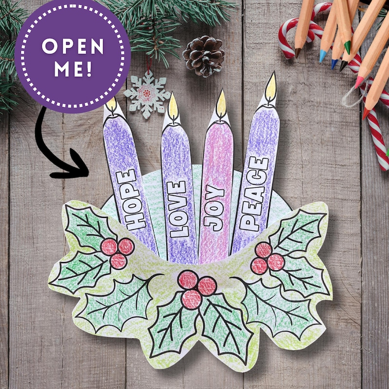 Advent Candle Stories - Etsy UK