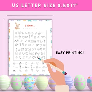Easter Games for Kids, Hidden Pictures Easter Game, Easter I See Game ...