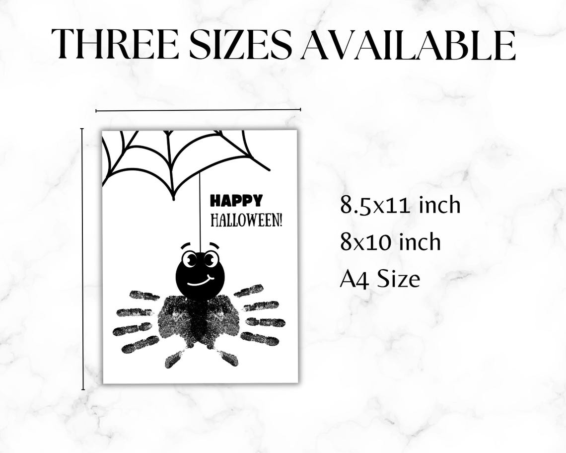 Halloween Handprint Craft, Fall Handprint Craft, Toddler Halloween ...