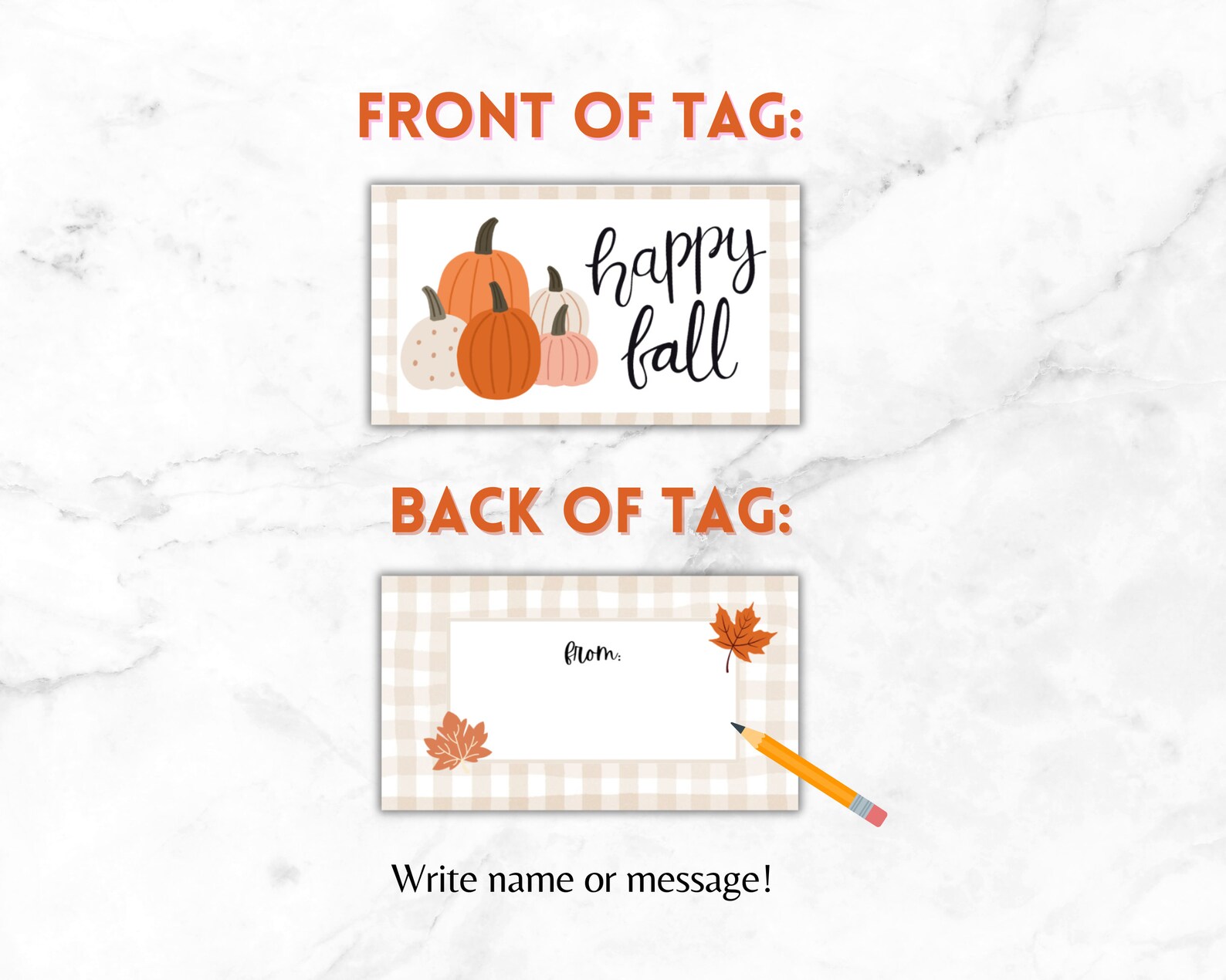 Printable Fall Cookie Tag, Happy Fall Treat Bag Topper, Friendsgiving ...
