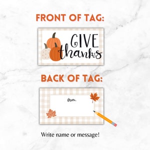 Printable Fall Cookie Tag, Happy Fall Treat Bag Topper, Friendsgiving ...