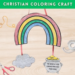 Christian St Patricks Day Coloring Pages, Sunday School Craft, Pot of ...