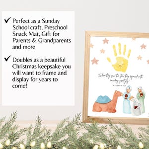 Printable Nativity Handprint Christmas Craft, Wise Men Christmas ...