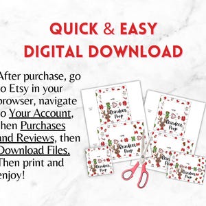 Reindeer Poop Christmas Treat Bag Topper, Christmas Class Gifts, Funny ...