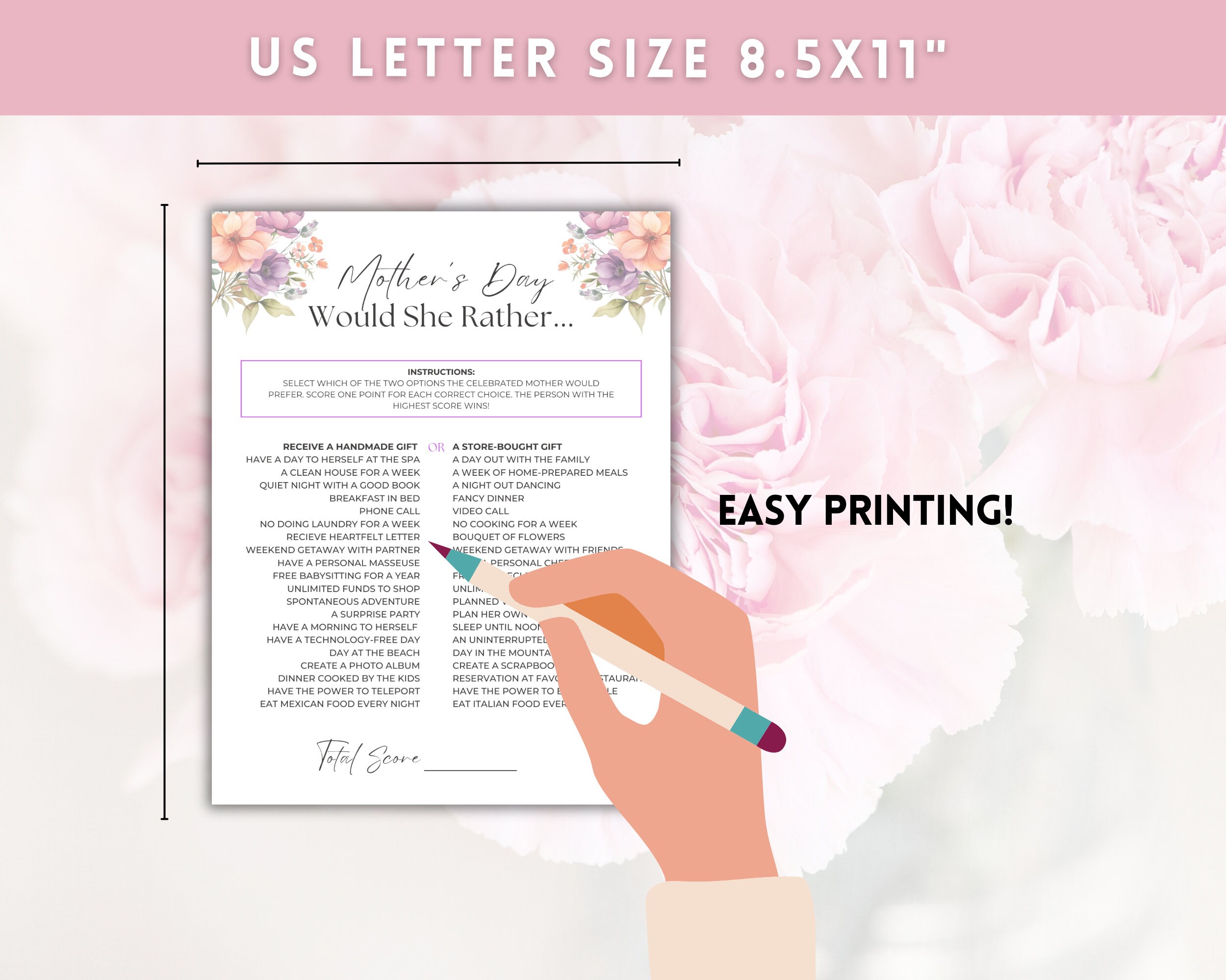 Mother's Day Would You Rather Game, Mothers Day Trivia, How Well Do You ...